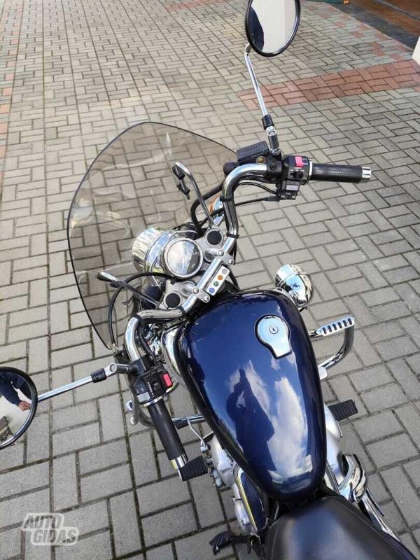 Blue Yamaha Virago 1991 in Kretinga, with an engine capacity of 0.54 L and mileage of 14 thousand km for 2050 €, photo 5 on AUTOMOTO.COM.LV