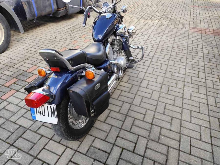 Blue Yamaha Virago 1991 in Kretinga, with an engine capacity of 0.54 L and mileage of 14 thousand km for 2050 €, photo 6 on AUTOMOTO.COM.LV