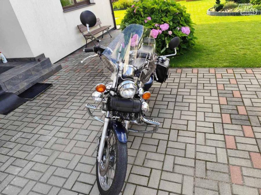 Blue Yamaha Virago 1991 in Kretinga, with an engine capacity of 0.54 L and mileage of 14 thousand km for 2050 €, photo 10 on AUTOMOTO.COM.LV