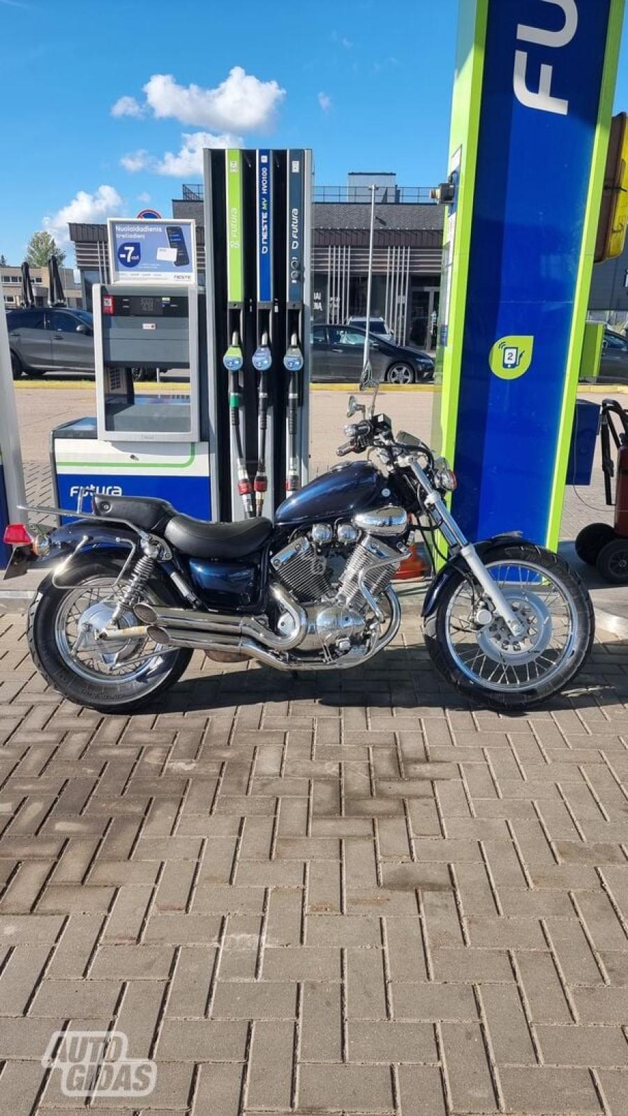 Zils Yamaha Virago 1991 Kauņa, ar dzinēja tilpumu 0.54 L un nobraukumu 20 tūkst. km par 1800 €, foto 6 vietnē AUTOMOTO.COM.LV
