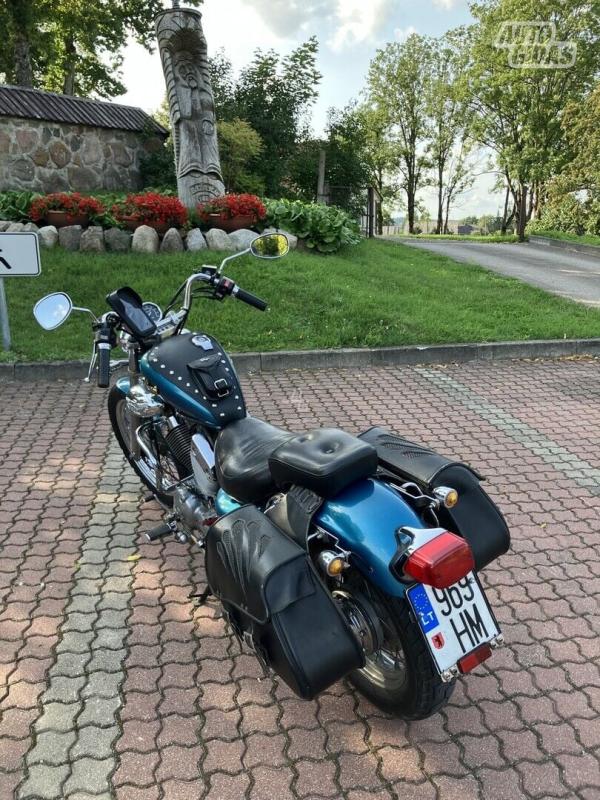 Green Yamaha Virago 1994 in Telschi, with an engine capacity of 0.54 L and mileage of 41 thousand km for 1770 €, photo 4 on AUTOMOTO.COM.LV