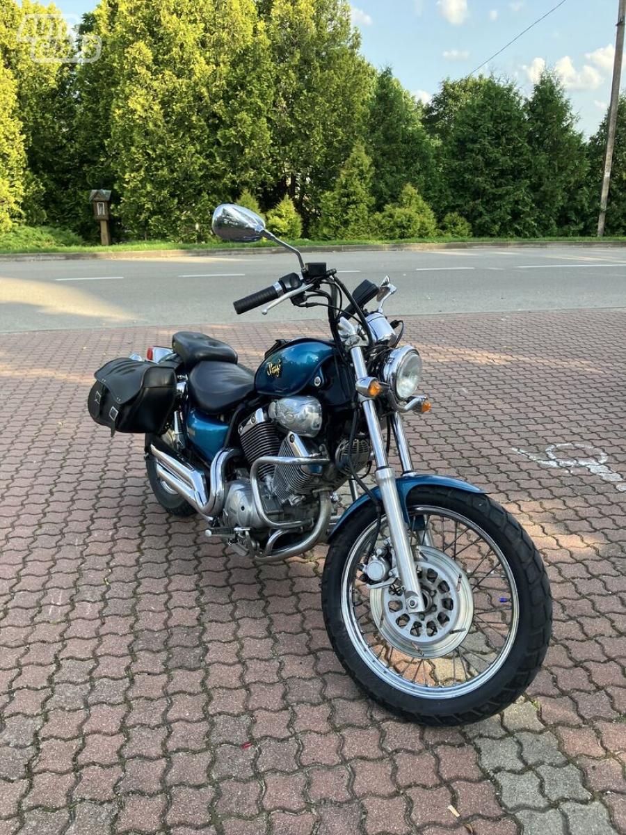 Green Yamaha Virago 1994 in Telschi, with an engine capacity of 0.54 L and mileage of 41 thousand km for 1770 €, photo 8 on AUTOMOTO.COM.LV