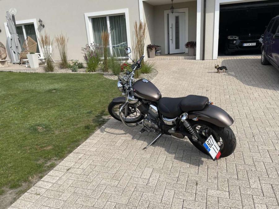 Green Yamaha Virago 1999 in Vilnius, with an engine capacity of 0.54 L and mileage of 49 thousand km for 2480 €, photo 3 on AUTOMOTO.COM.LV
