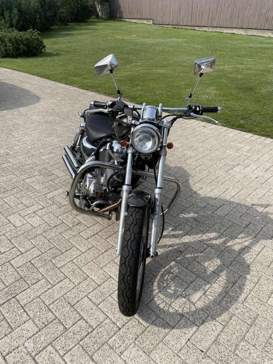 Green Yamaha Virago 1999 in Vilnius, with an engine capacity of 0.54 L and mileage of 49 thousand km for 2480 €, photo 4 on AUTOMOTO.COM.LV