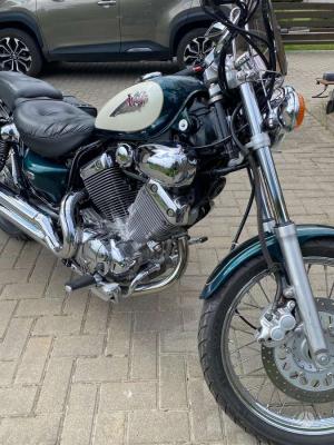 Green Yamaha Virago 2001 in Vilnius, with an engine capacity of 0.54 L and mileage of 47 thousand km for 2650 €, photo 7 on AUTOMOTO.COM.LV