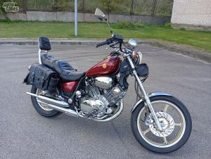 Красный Ямаха Virago 1988 в Тельшяй, объемом двигателя 1.00 л и пробегом 33 тыс. км за 1998 €, фото  на AUTOMOTO.COM.LV
