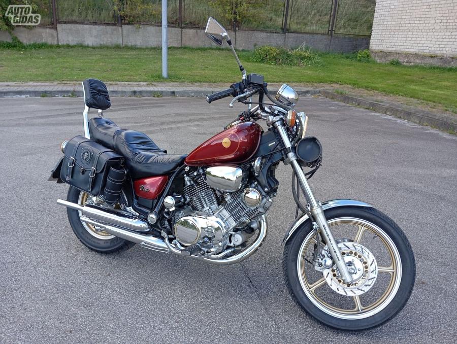 Красный Ямаха Virago 1988 в Тельшяй, объемом двигателя 1.00 л и пробегом 33 тыс. км за 1998 €, фото 1 на AUTOMOTO.COM.LV