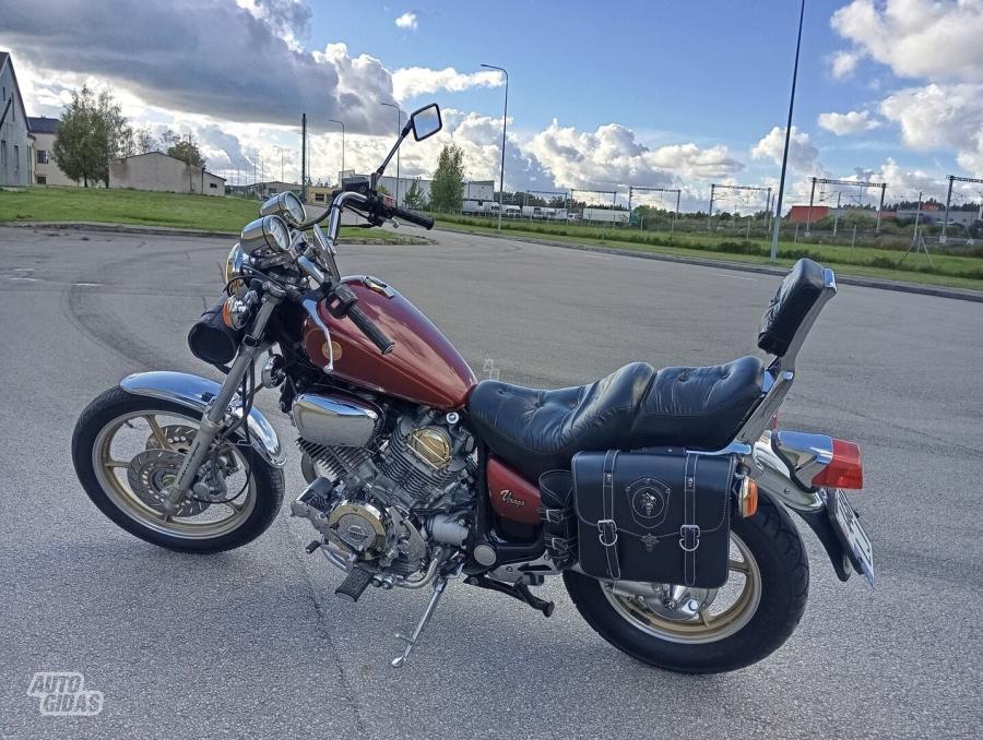Красный Ямаха Virago 1988 в Тельшяй, объемом двигателя 1.00 л и пробегом 33 тыс. км за 1998 €, фото 4 на AUTOMOTO.COM.LV