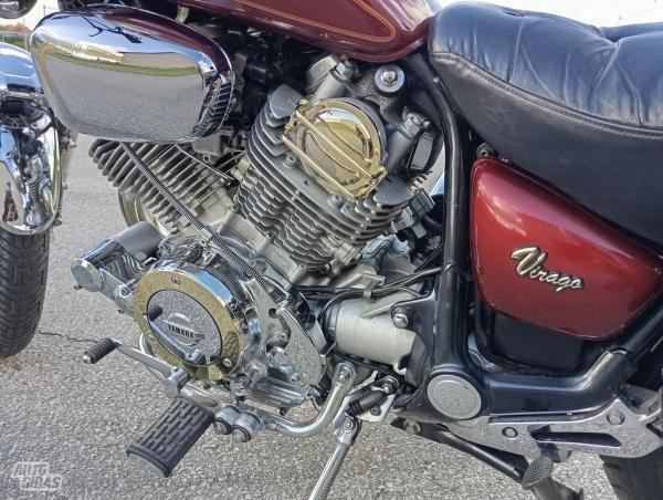 Красный Ямаха Virago 1988 в Тельшяй, объемом двигателя 1.00 л и пробегом 33 тыс. км за 1998 €, фото 9 на AUTOMOTO.COM.LV