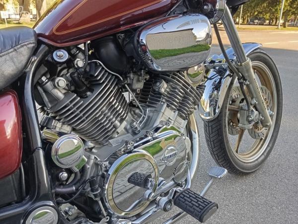 Красный Ямаха Virago 1988 в Тельшяй, объемом двигателя 1.00 л и пробегом 33 тыс. км за 1998 €, фото 10 на AUTOMOTO.COM.LV