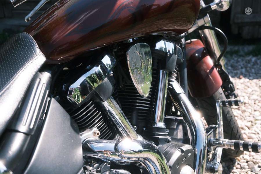 Sarkans Yamaha Warrior 2005 Viļņa, ar dzinēja tilpumu 1.67 L un nobraukumu 37 tūkst. km par 5500 €, foto 14 vietnē AUTOMOTO.COM.LV