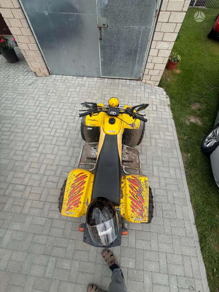 Dzeltens Yamaha Warrior 1994 Šakiai, ar dzinēja tilpumu 0.35 L un nobraukumu 0 tūkst. km par 2100 €, foto 4 vietnē AUTOMOTO.COM.LV