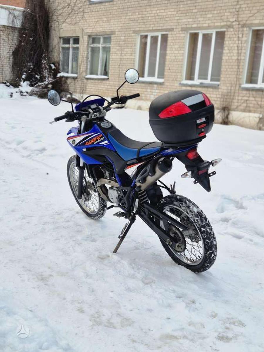 Blue Yamaha WR 125 2009 in Prienai, with an engine capacity of 0.13 L and mileage of 3 thousand km for 2850 €, photo 10 on AUTOMOTO.COM.LV