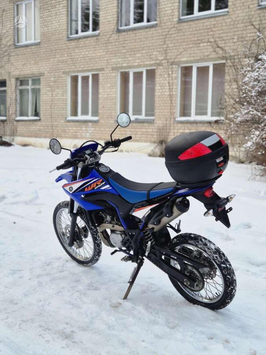 Blue Yamaha WR 125 2009 in Prienai, with an engine capacity of 0.13 L and mileage of 3 thousand km for 2850 €, photo 11 on AUTOMOTO.COM.LV