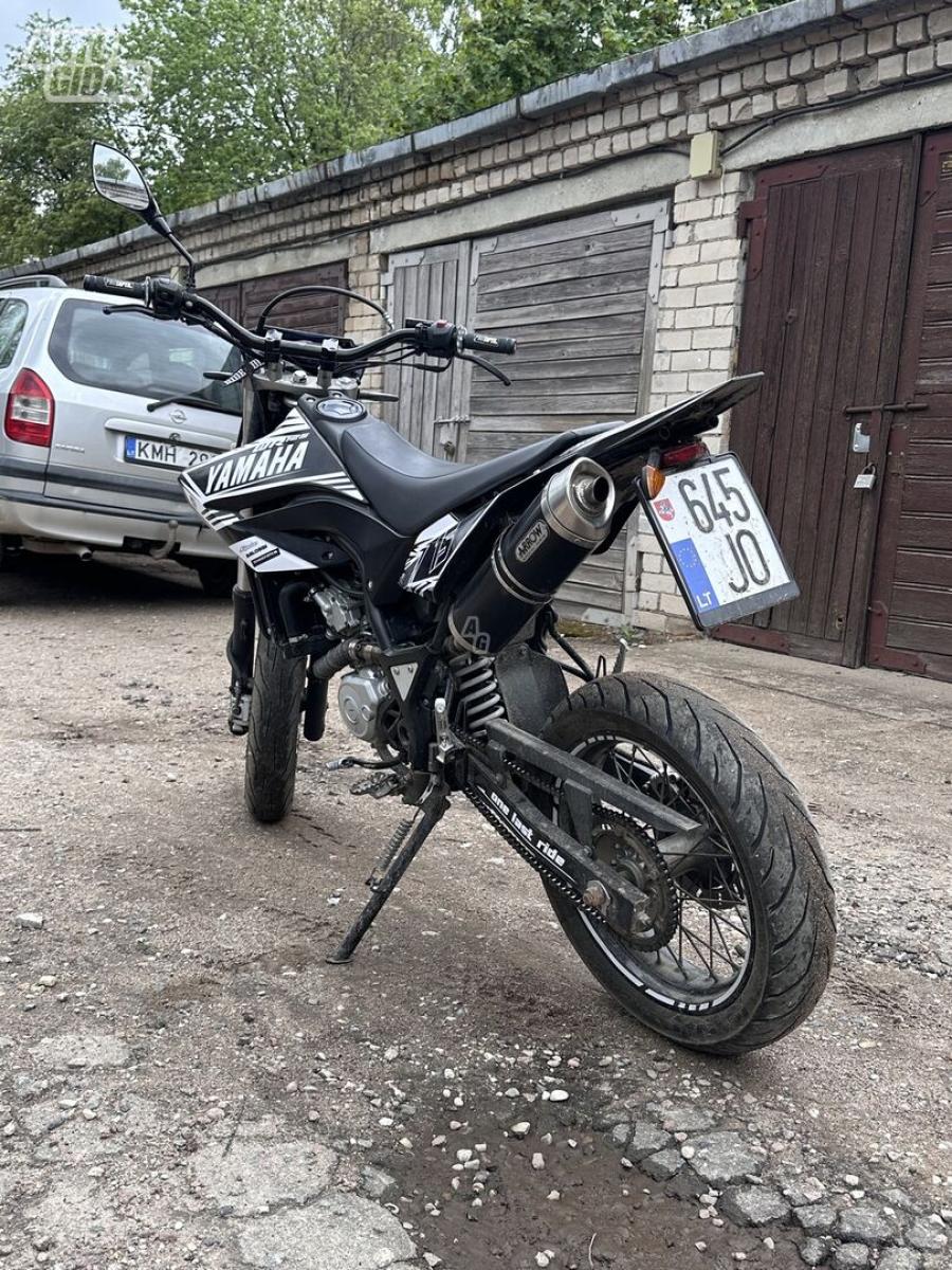 Melns Yamaha WR 125X 2010 Viļņa, ar dzinēja tilpumu 0.13 L un nobraukumu 36 tūkst. km par 2100 €, foto 5 vietnē AUTOMOTO.COM.LV