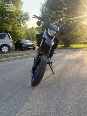 Melns Yamaha WR 125X 2013 Panevēža, ar dzinēja tilpumu 0.13 L un nobraukumu 56 tūkst. km par 1250 €, foto 1 vietnē AUTOMOTO.COM.LV