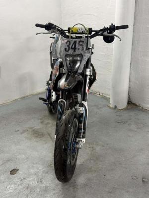 Black Yamaha WR 125X 2021 in Marijampole, with an engine capacity of 0.13 L and mileage of 5 thousand km for 2949 €, photo 4 on AUTOMOTO.COM.LV
