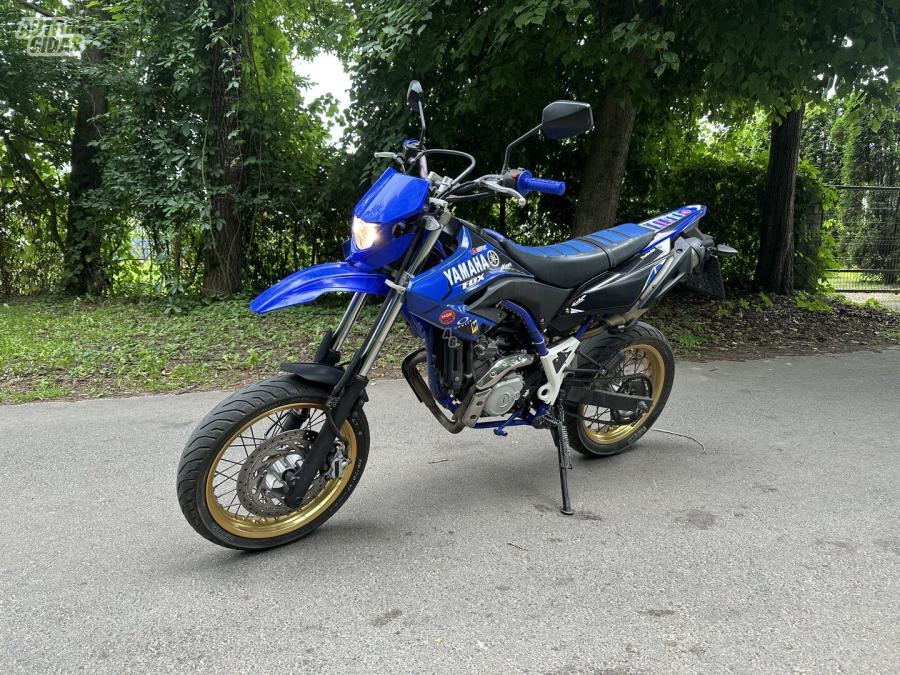 Синий Ямаха WR 125X 2009 в Каунас, объемом двигателя 0.13 л и пробегом 32 тыс. км за 1700 €, фото 3 на AUTOMOTO.COM.LV