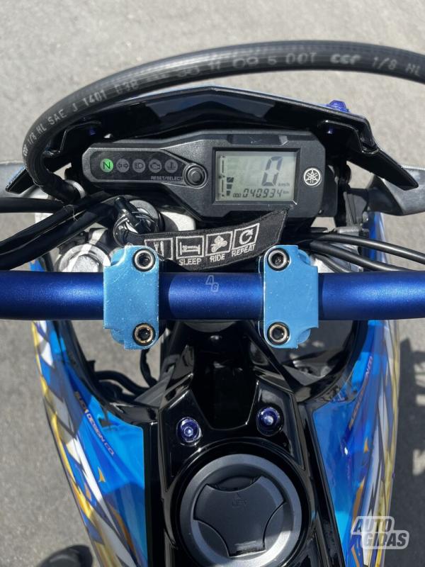 Blue Yamaha WR 125X 2011 in Vilnius, with an engine capacity of 0.13 L and mileage of 41 thousand km for 2650 €, photo 8 on AUTOMOTO.COM.LV