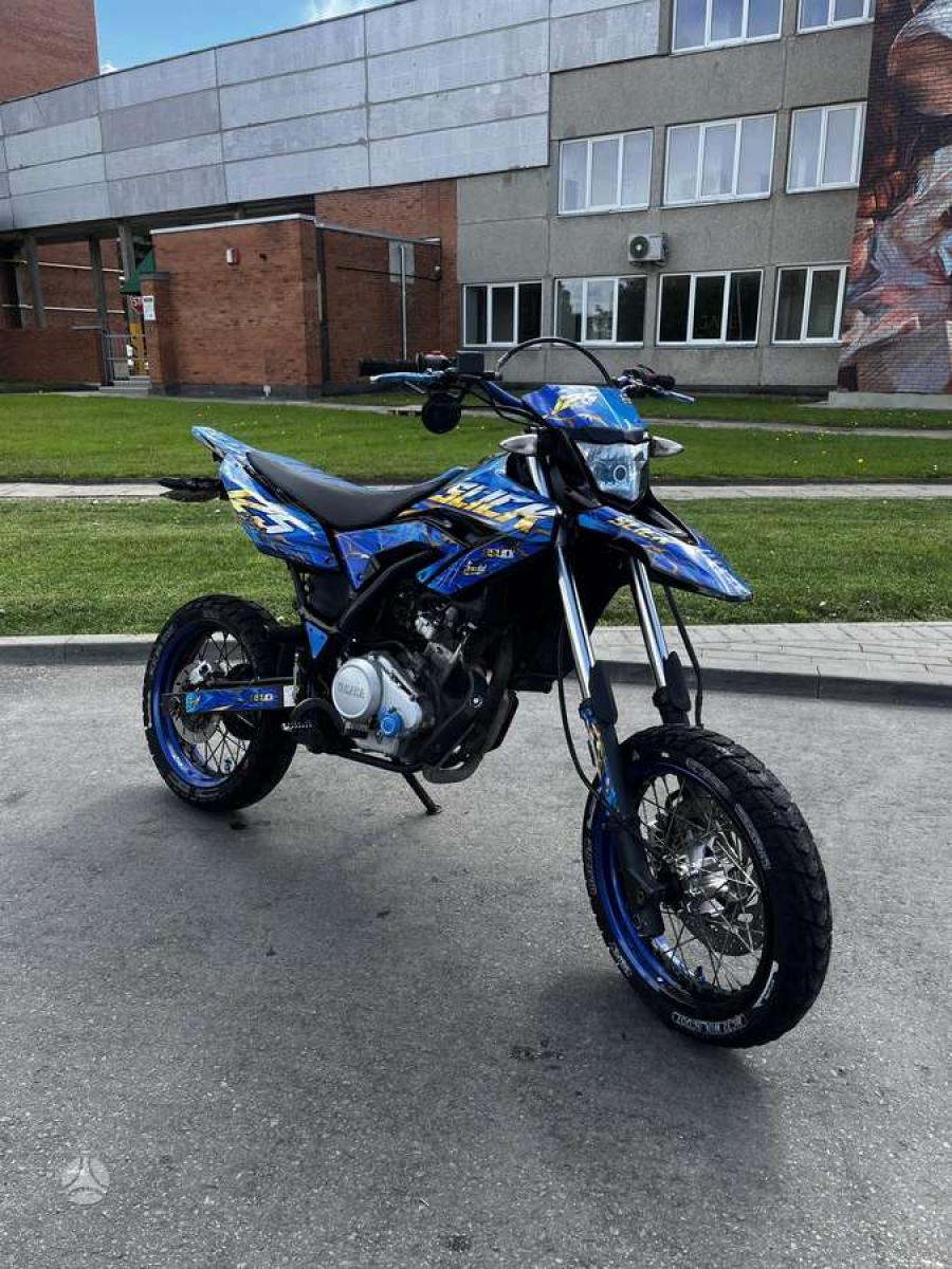 Blue Yamaha WR 125X 2011 in Kursenai, with an engine capacity of 0.13 L and mileage of 41 thousand km for 2650 €, photo 1 on AUTOMOTO.COM.LV