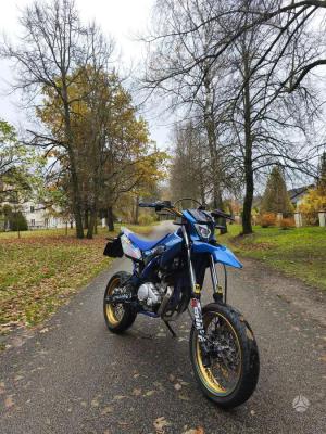 Blue Yamaha WR 125X 2011 in Panevezys, with an engine capacity of 0.13 L and mileage of 65 thousand km for 2200 €, photo  on AUTOMOTO.COM.LV