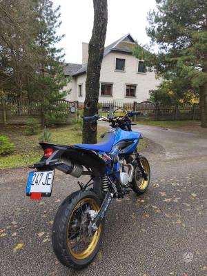 Blue Yamaha WR 125X 2011 in Panevezys, with an engine capacity of 0.13 L and mileage of 65 thousand km for 2200 €, photo 4 on AUTOMOTO.COM.LV