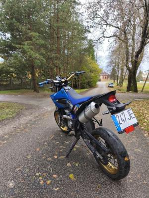Blue Yamaha WR 125X 2011 in Panevezys, with an engine capacity of 0.13 L and mileage of 65 thousand km for 2200 €, photo 5 on AUTOMOTO.COM.LV