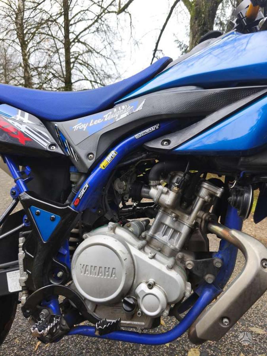 Blue Yamaha WR 125X 2011 in Panevezys, with an engine capacity of 0.13 L and mileage of 65 thousand km for 2200 €, photo 6 on AUTOMOTO.COM.LV