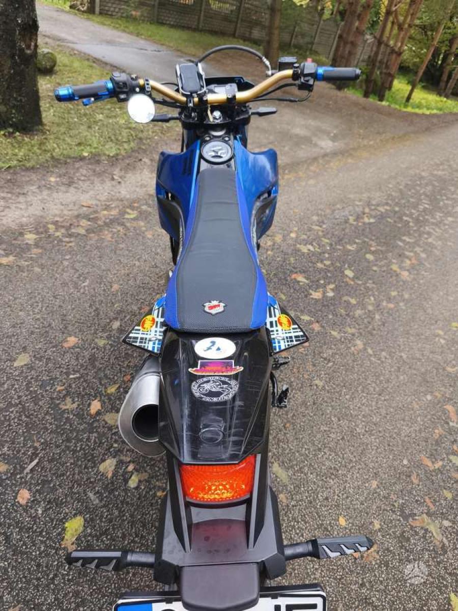 Blue Yamaha WR 125X 2011 in Panevezys, with an engine capacity of 0.13 L and mileage of 65 thousand km for 2200 €, photo 7 on AUTOMOTO.COM.LV