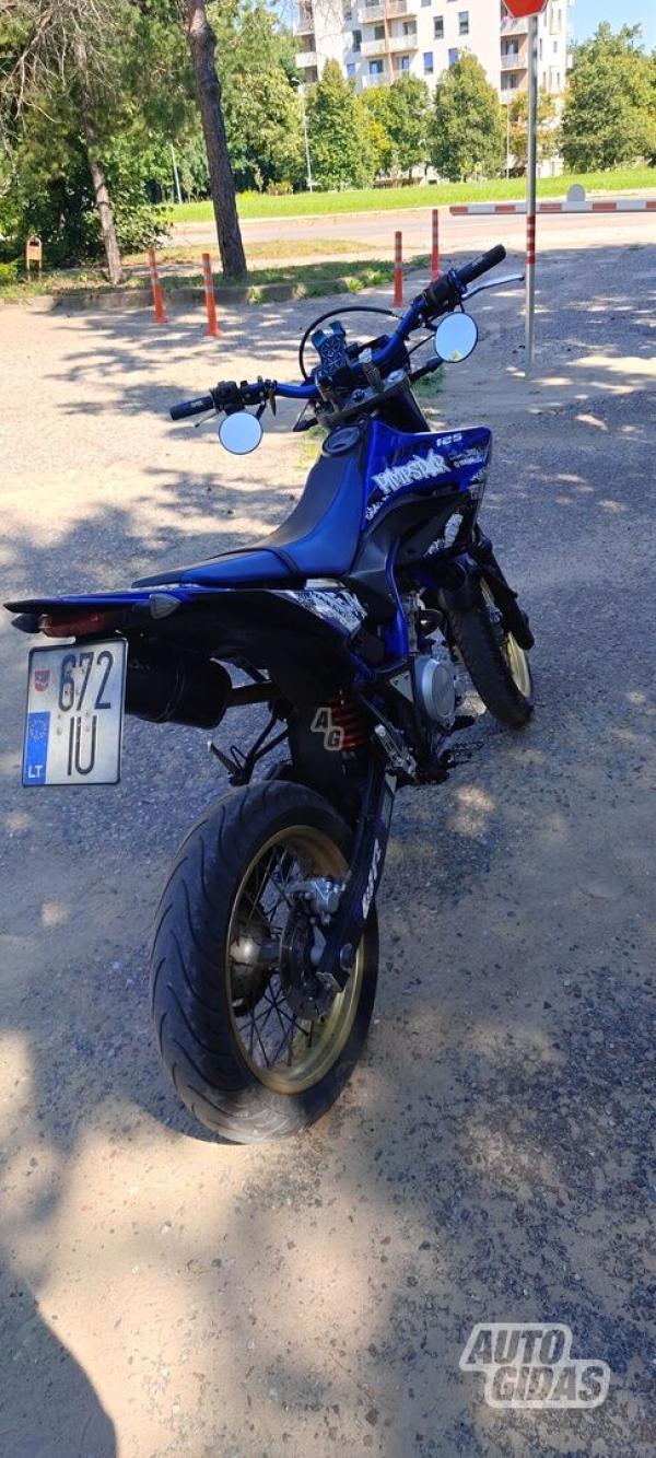 Blue Yamaha WR 125X 2011 in Vilnius, with an engine capacity of 0.18 L and mileage of 35 thousand km for 2200 €, photo 4 on AUTOMOTO.COM.LV