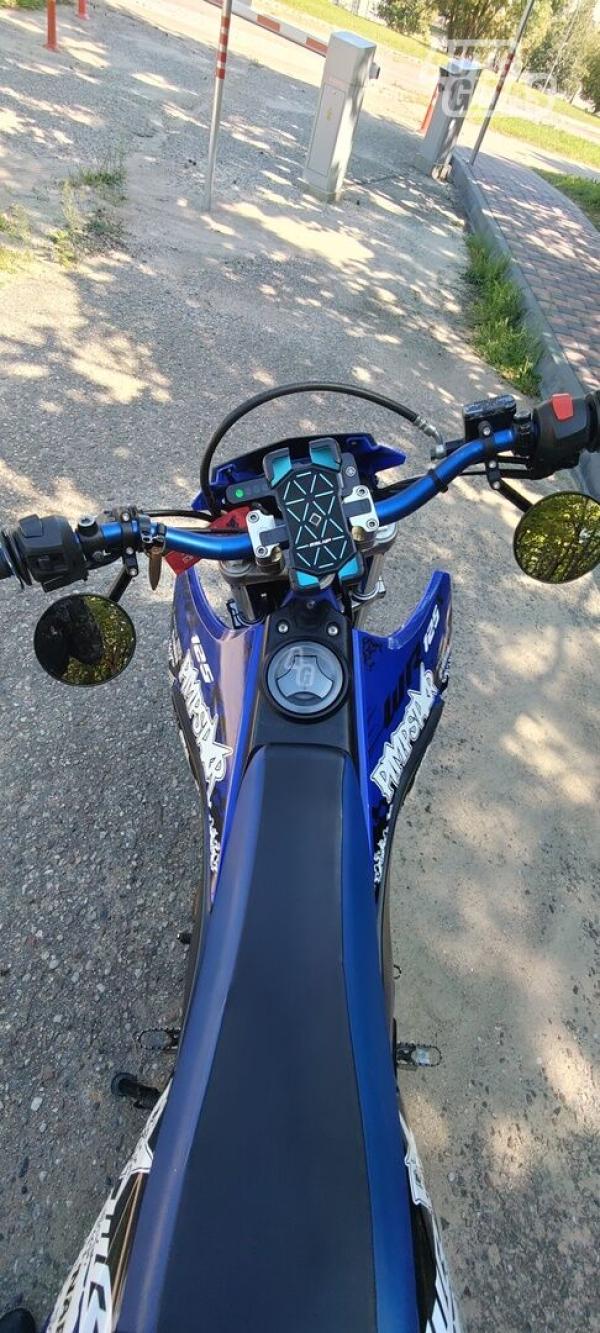 Blue Yamaha WR 125X 2011 in Vilnius, with an engine capacity of 0.18 L and mileage of 35 thousand km for 2200 €, photo 9 on AUTOMOTO.COM.LV