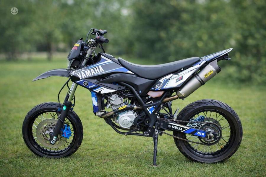 Yamaha WR 125X 2012 in Kelme, with an engine capacity of 0.13 L and mileage of 28 thousand km for 3200 €, photo 1 on AUTOMOTO.COM.LV