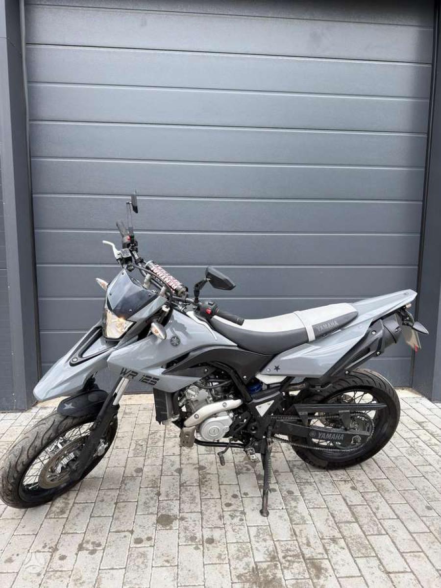 Yamaha WR 125X 2014 in Kaunas, with an engine capacity of 0.13 L and mileage of 22 thousand km for 2950 €, photo 1 on AUTOMOTO.COM.LV