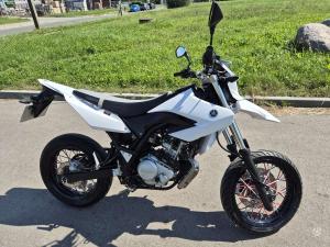 White Yamaha WR 125X 2015 in Kaunas, with an engine capacity of 0.13 L and mileage of 20 thousand km for 2250 €, photo 12 on AUTOMOTO.COM.LV