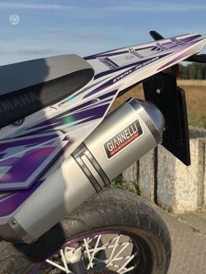 White Yamaha WR 125X 2016 in Pakruojis, with an engine capacity of 0.13 L and mileage of 21 thousand km for 2998 €, photo 5 on AUTOMOTO.COM.LV