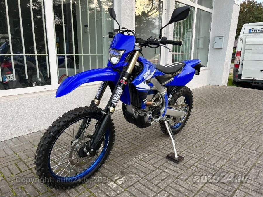 Blue Yamaha WR 450F 2022 in Tallinn, with an engine capacity of 0.45 L and mileage of 65 thousand km for 5990 €, photo 3 on AUTOMOTO.COM.LV
