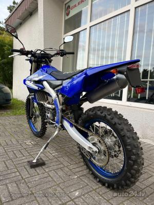 Blue Yamaha WR 450F 2022 in Tallinn, with an engine capacity of 0.45 L and mileage of 65 thousand km for 5990 €, photo 4 on AUTOMOTO.COM.LV
