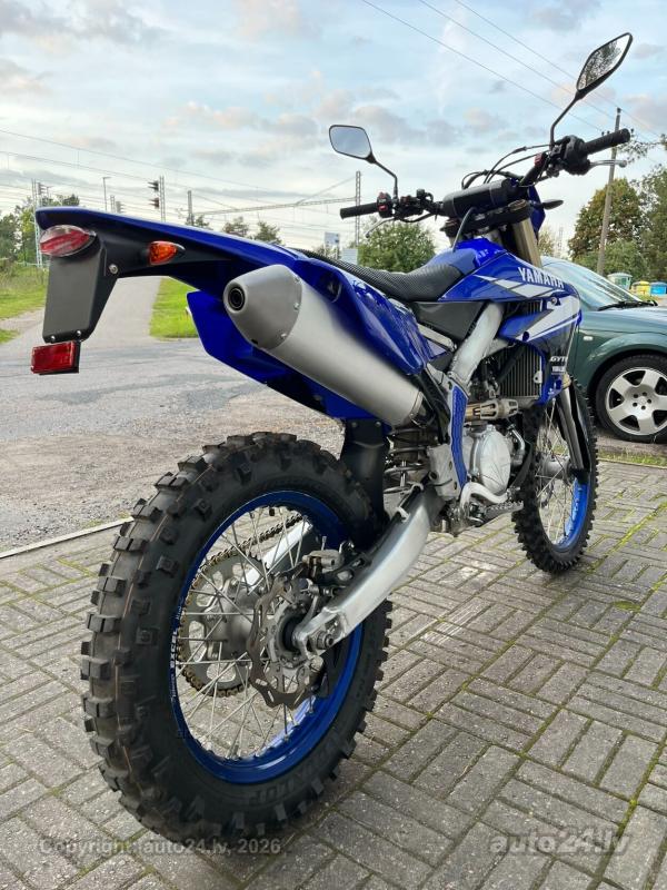 Blue Yamaha WR 450F 2022 in Tallinn, with an engine capacity of 0.45 L and mileage of 65 thousand km for 5990 €, photo 4 on AUTOMOTO.COM.LV