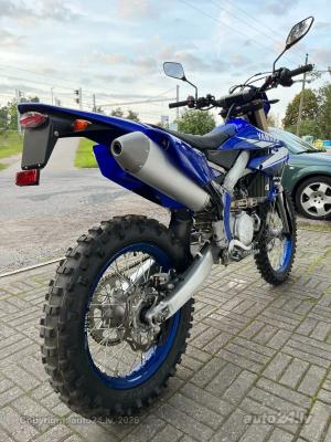 Blue Yamaha WR 450F 2022 in Tallinn, with an engine capacity of 0.45 L and mileage of 65 thousand km for 5990 €, photo 5 on AUTOMOTO.COM.LV