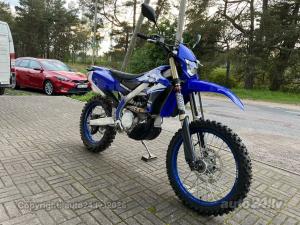Blue Yamaha WR 450F 2022 in Tallinn, with an engine capacity of 0.45 L and mileage of 65 thousand km for 5990 €, photo 6 on AUTOMOTO.COM.LV