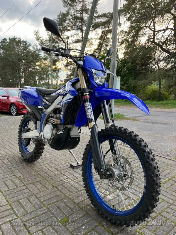 Blue Yamaha WR 450F 2022 in Tallinn, with an engine capacity of 0.45 L and mileage of 65 thousand km for 5990 €, photo 7 on AUTOMOTO.COM.LV