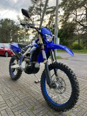 Blue Yamaha WR 450F 2022 in Tallinn, with an engine capacity of 0.45 L and mileage of 65 thousand km for 5990 €, photo 8 on AUTOMOTO.COM.LV