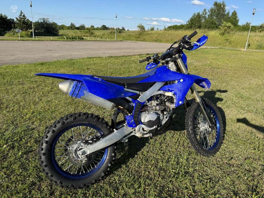 Синий Ямаха WR 450F 2022 в Вильнюс, объемом двигателя 0.45 л и пробегом 23 тыс. км за 6500 €, фото 4 на AUTOMOTO.COM.LV