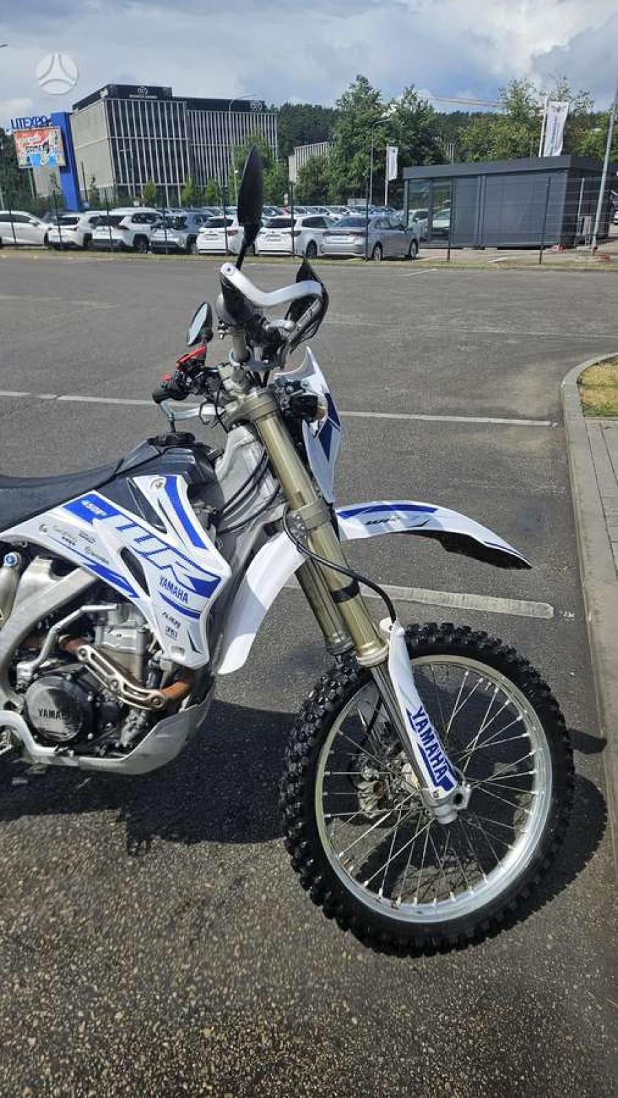 Белый Ямаха WR 450F 2010 в Вильнюс, объемом двигателя 0.45 л и пробегом 18 тыс. км за 3699 €, фото 12 на AUTOMOTO.COM.LV