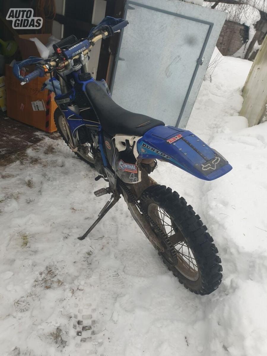 Blue Yamaha WR 2001 in Vilnius, with an engine capacity of 0.40 L and mileage of 0 thousand km for 2000 €, photo 5 on AUTOMOTO.COM.LV