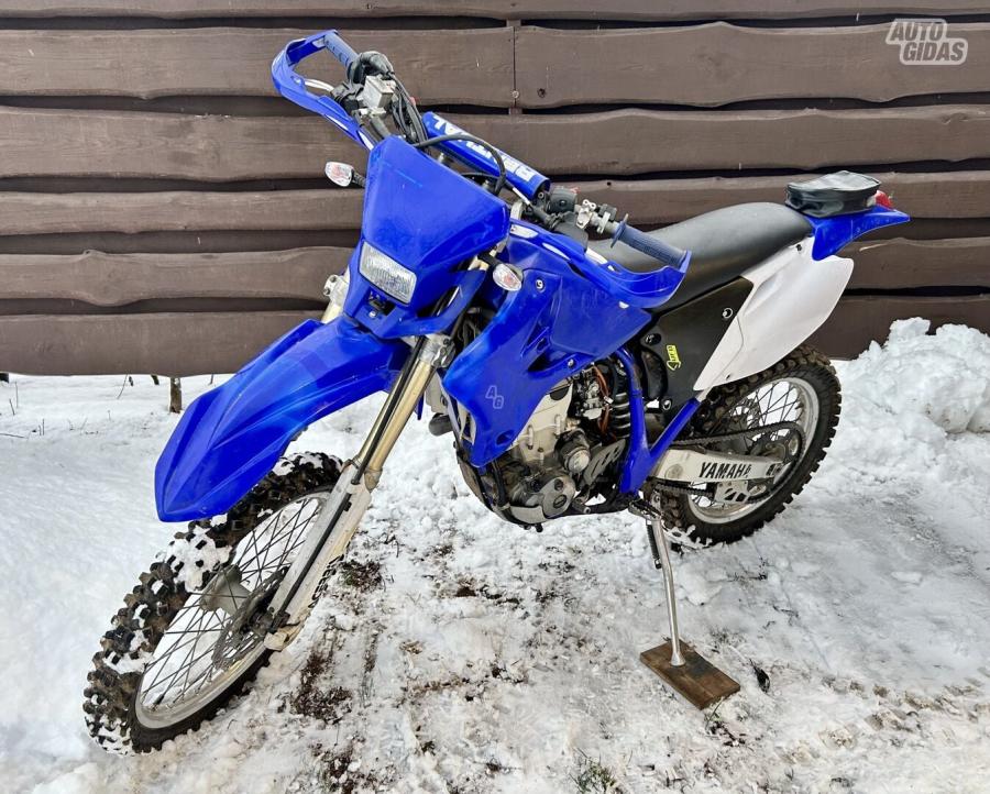 Blue Yamaha WR 2004 in Kaunas, with an engine capacity of 0.45 L and mileage of 0 thousand km for 2300 €, photo 2 on AUTOMOTO.COM.LV