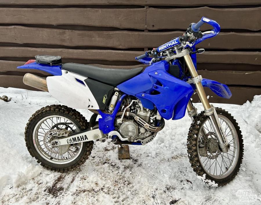 Blue Yamaha WR 2004 in Kaunas, with an engine capacity of 0.45 L and mileage of 0 thousand km for 2300 €, photo 4 on AUTOMOTO.COM.LV