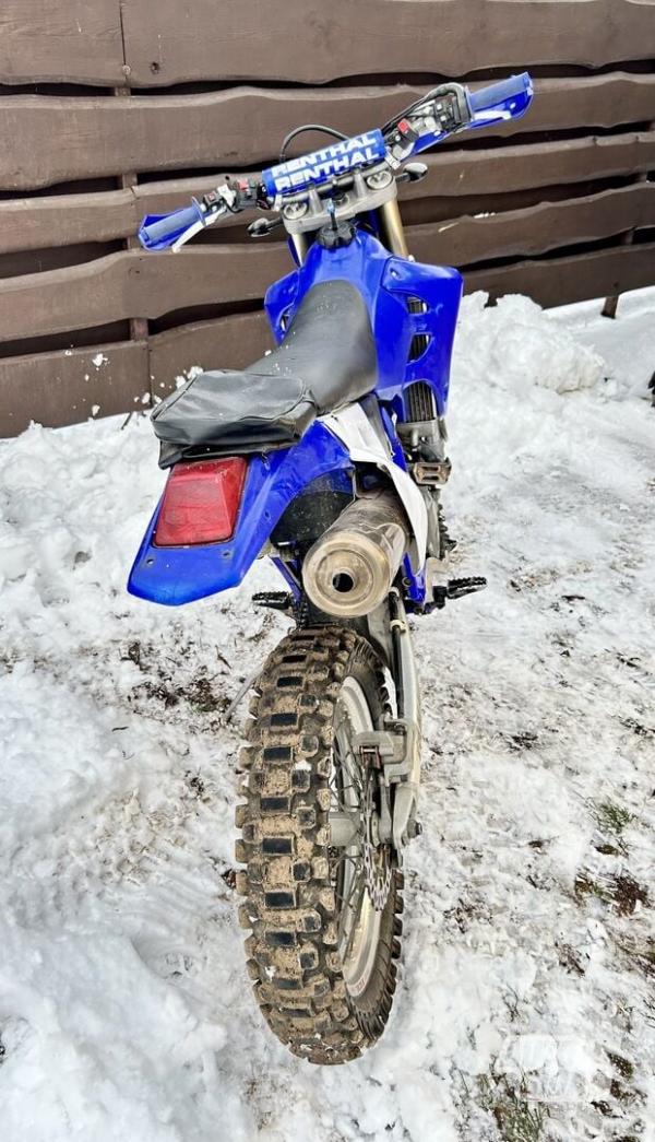 Zils Yamaha WR 2004 Kauņa, ar dzinēja tilpumu 0.45 L un nobraukumu 0 tūkst. km par 2300 €, foto 6 vietnē AUTOMOTO.COM.LV