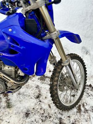 Blue Yamaha WR 2004 in Kaunas, with an engine capacity of 0.45 L and mileage of 0 thousand km for 2300 €, photo 11 on AUTOMOTO.COM.LV