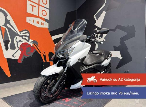 Белый Ямаха X-Max 2016 в Вильнюс, объемом двигателя 0.40 л и пробегом 18 тыс. км за 3699 €, фото 1 на AUTOMOTO.COM.LV